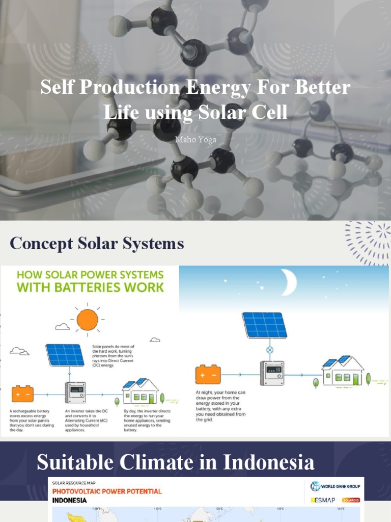 Self Production Energy For Better Life Using Sollar | PDF