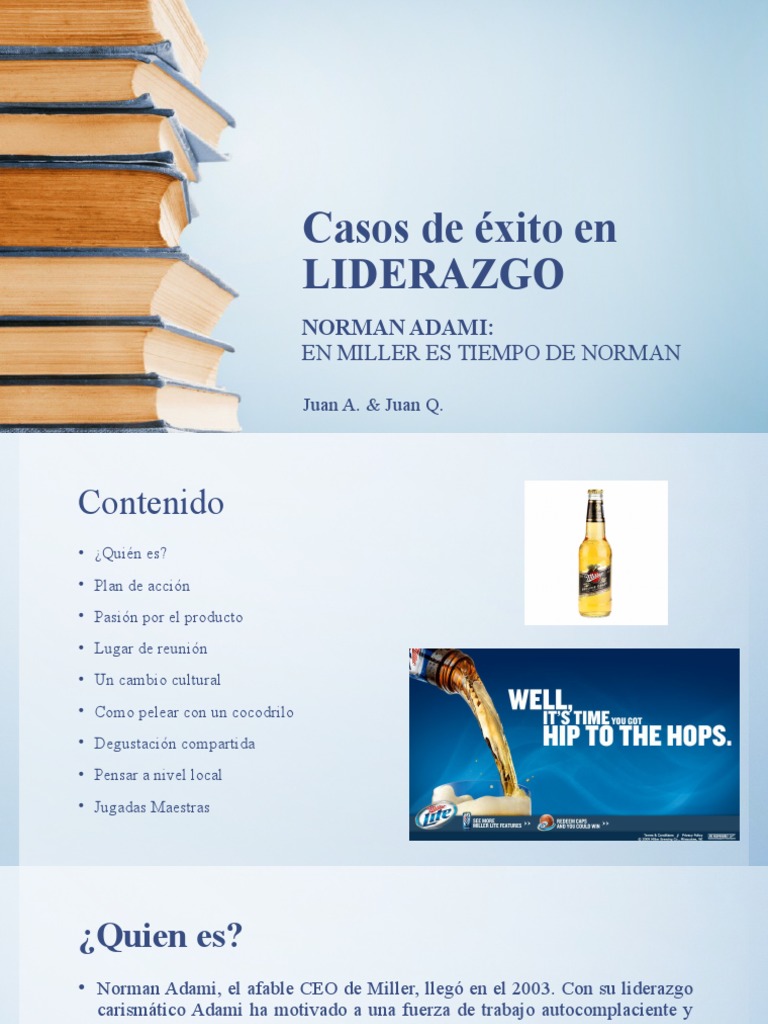 Liderazgo de Norman Adami en Miller | PDF | Liderazgo | Marketing