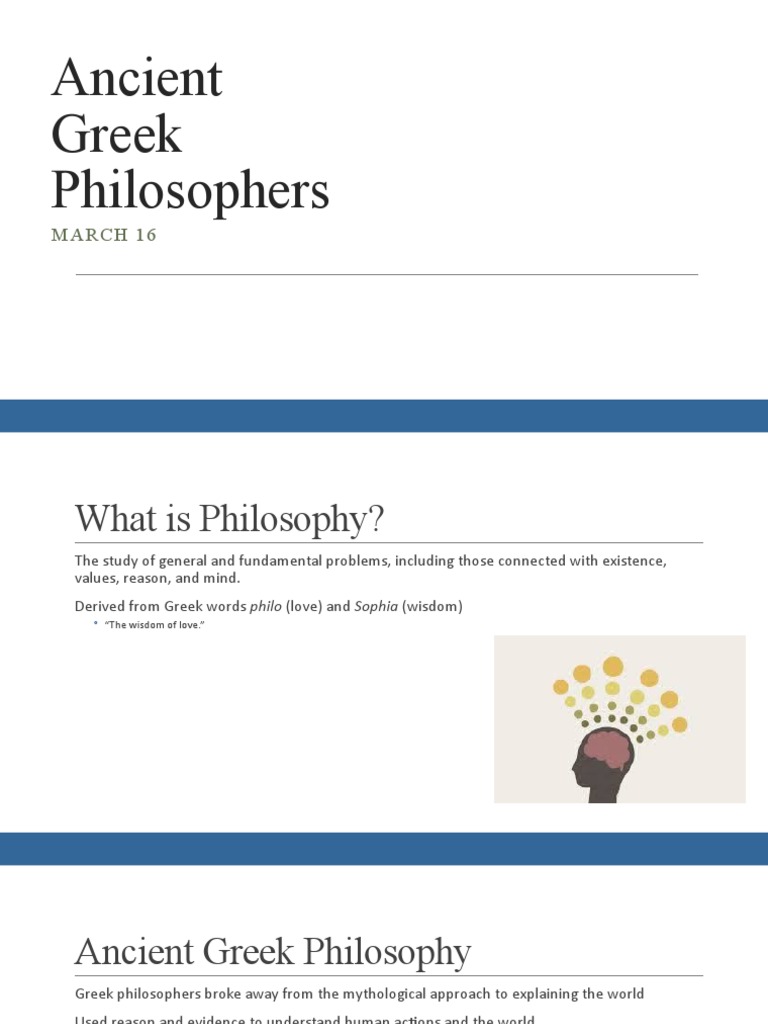 Ancient Greek Philosophers PP | PDF | Socrates | Plato
