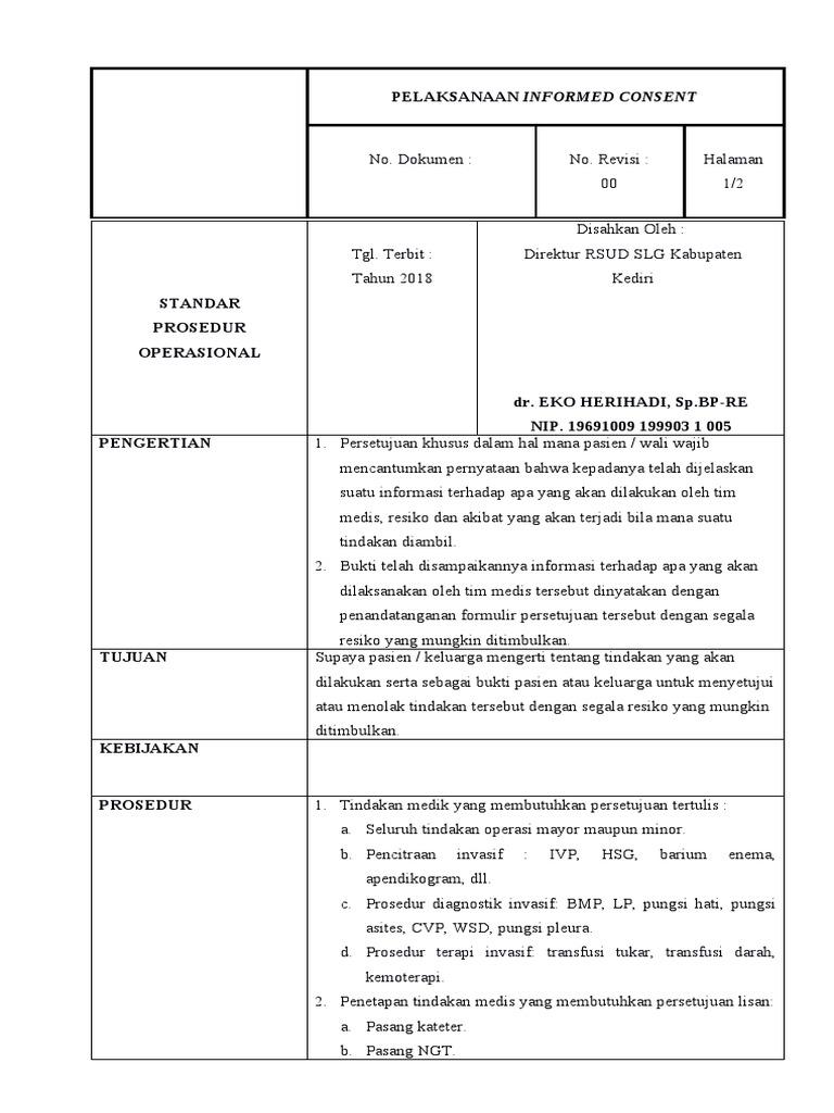 Inform Consent | PDF