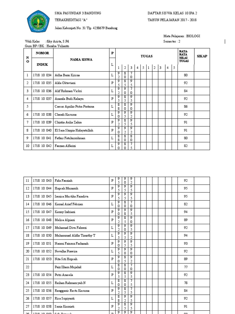 10 Ipa 2 - Tugas | PDF