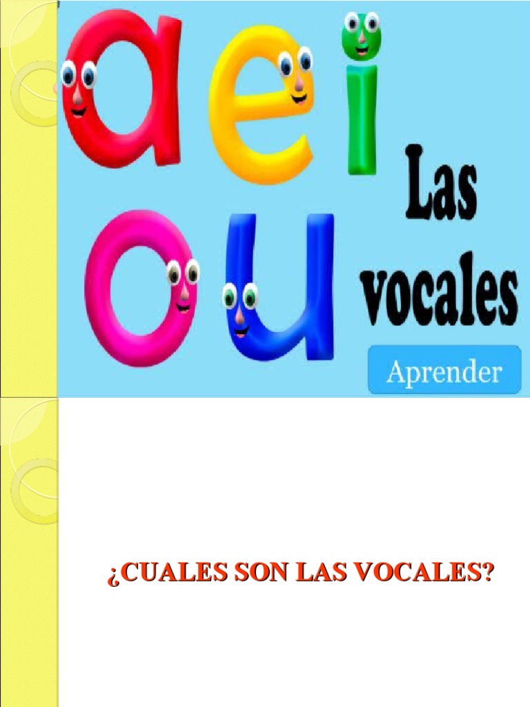 Las Vocales 1 | PDF | Zoología | Mono