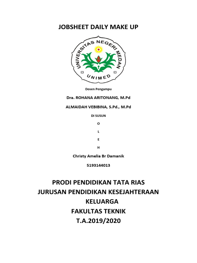 Jobsheet Daily Make Up | PDF