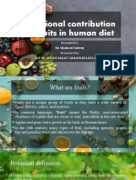 Fruit and Vegetable Nutrition Tier List | PDF | Vegetables | Vitamin