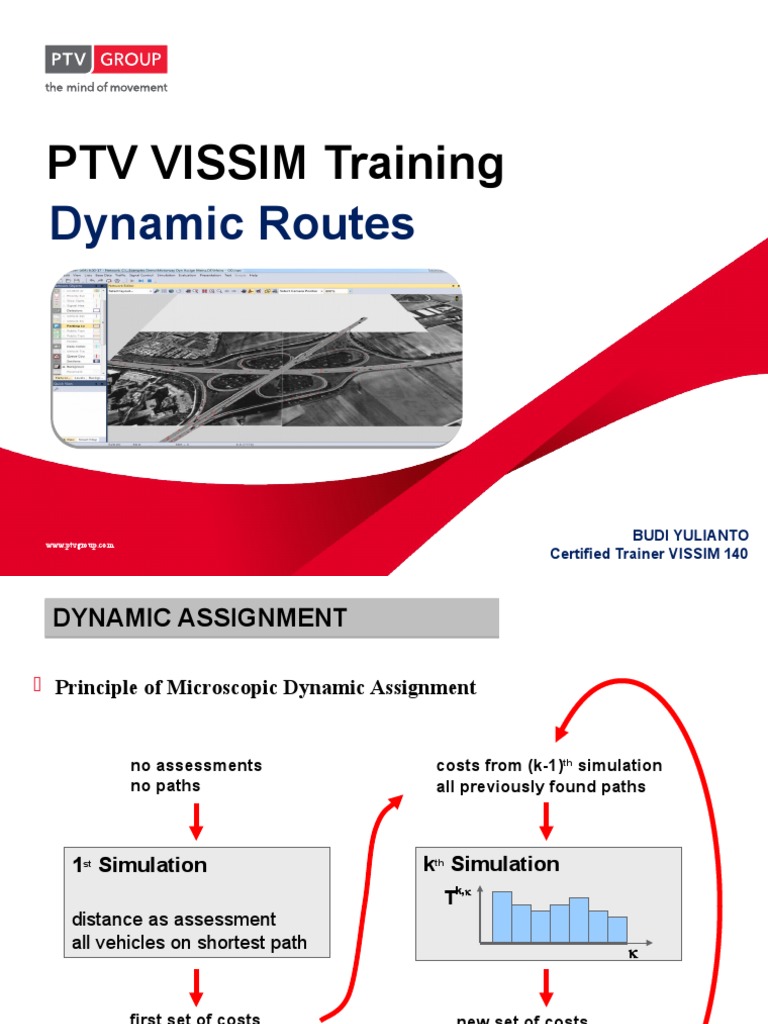 Vissim Training - 12. Dynamic Routes | PDF | Matrix (Mathematics ...