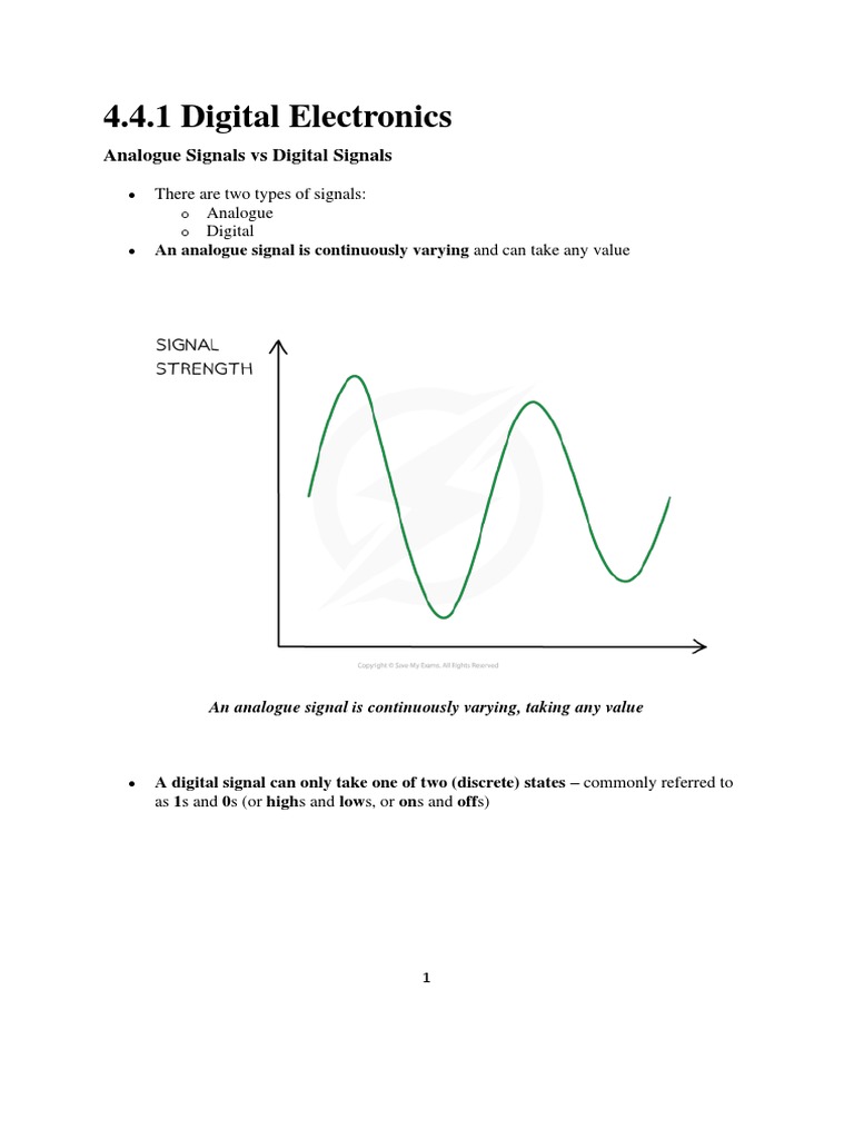 Electronics - Grade 10 | PDF | Logic Gate | Digital Electronics