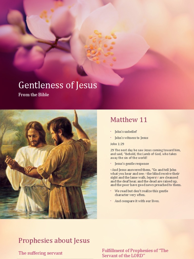 Gentleness of Jesus | PDF | Christian Belief And Doctrine | Jesus
