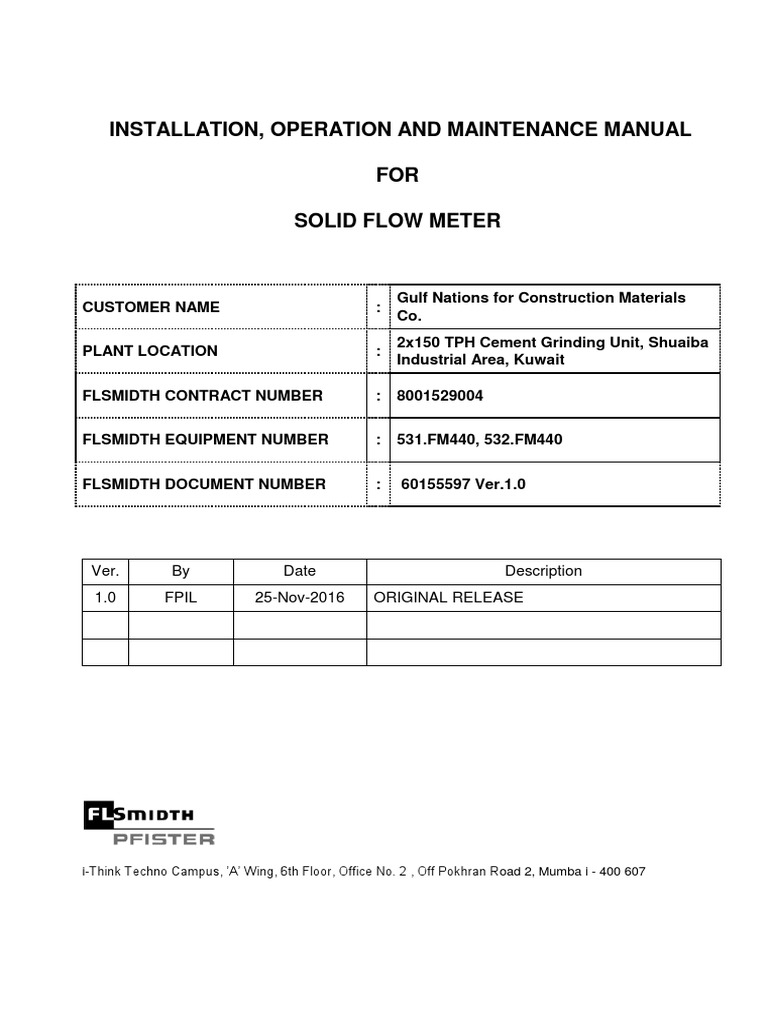 Solid Flow Meter | PDF | Menu (Computing) | Parameter (Computer Programming)