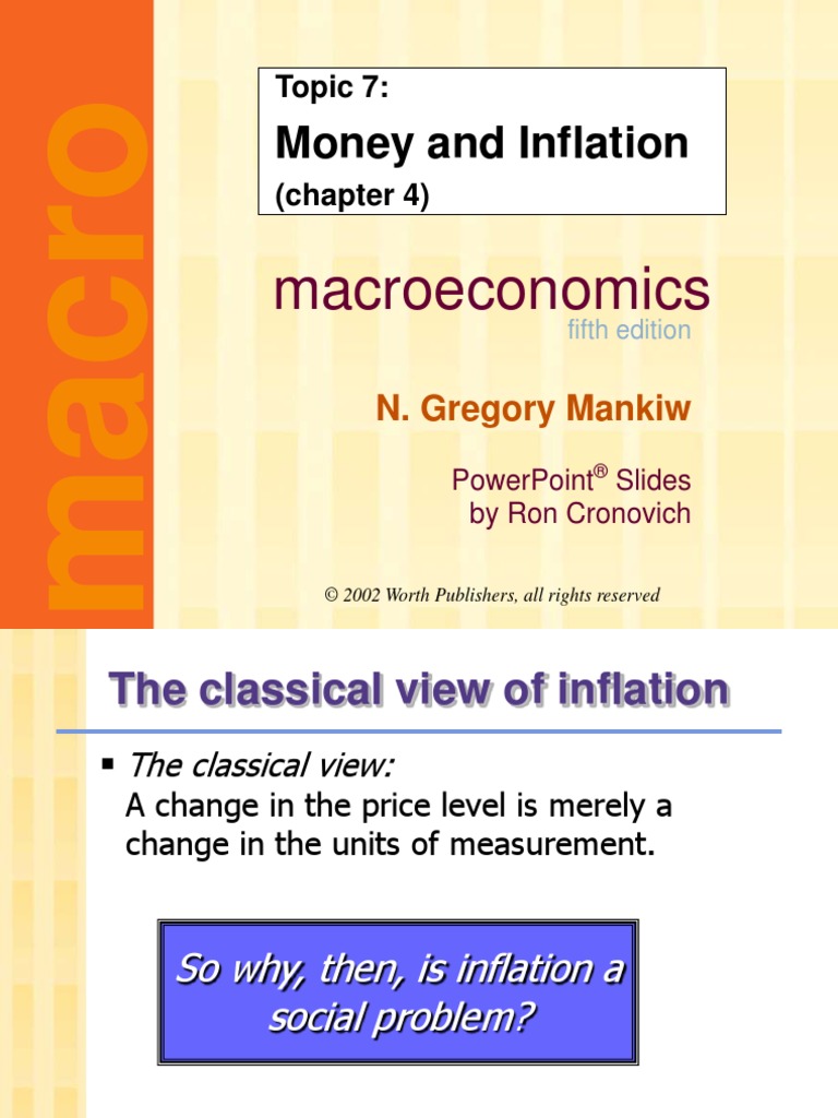 10 - Mankiw - Money&Inflation - ch04 Part 2 | PDF | Inflation ...