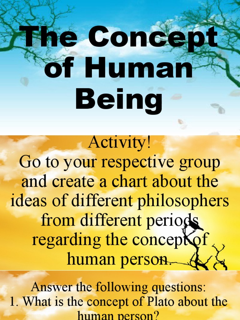 The Concept of Human Being | PDF | Plato | Idea