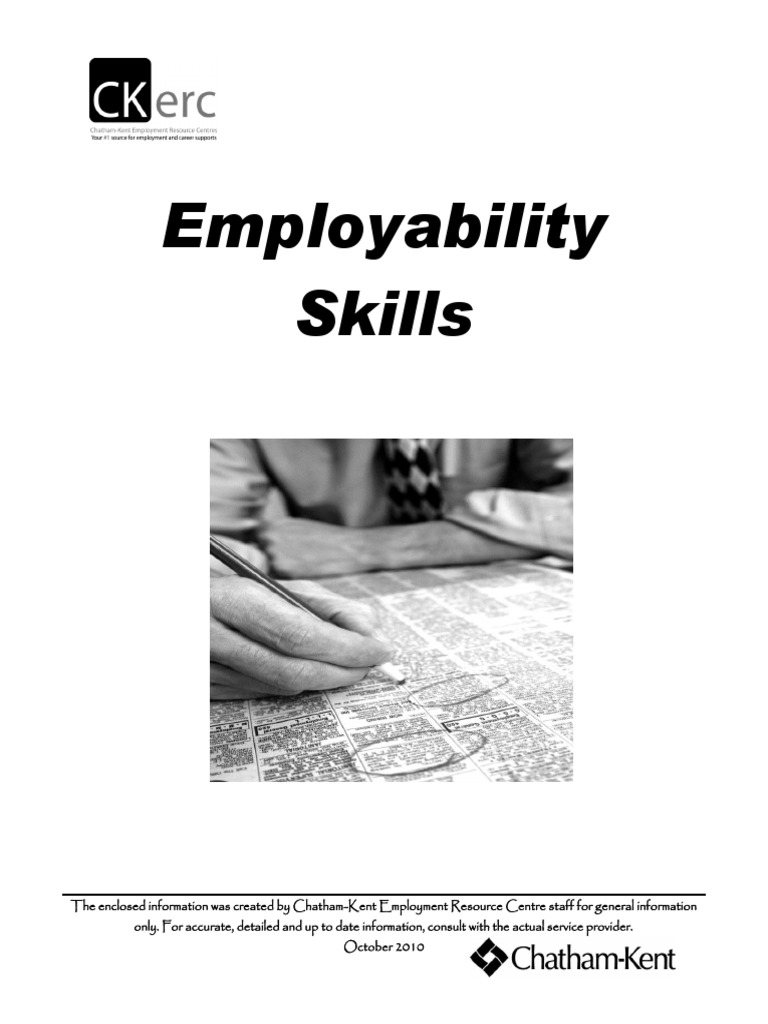 Employability Skills | PDF | Employment | Information