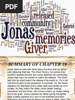 Giver Ch. 19 | PDF | The Giver