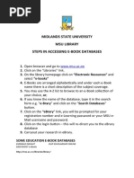 miEbooks Setup Guide for UJ Students | PDF
