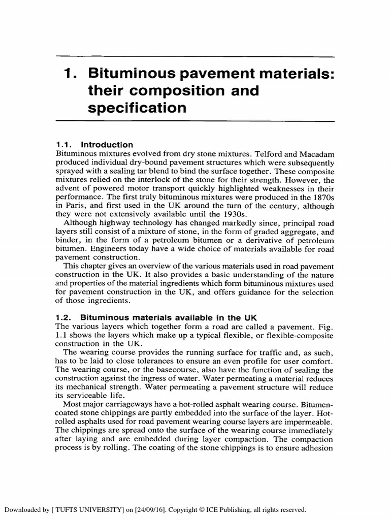 Bituminous Mixtures in Road Construction | PDF | Road Surface | Asphalt