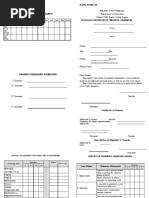 K To 12 Form 138 (Report Card) | PDF | Philippines | Psychology