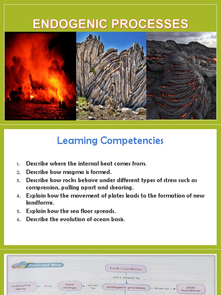 Endogenic Process | PDF | Plate Tectonics | Volcano
