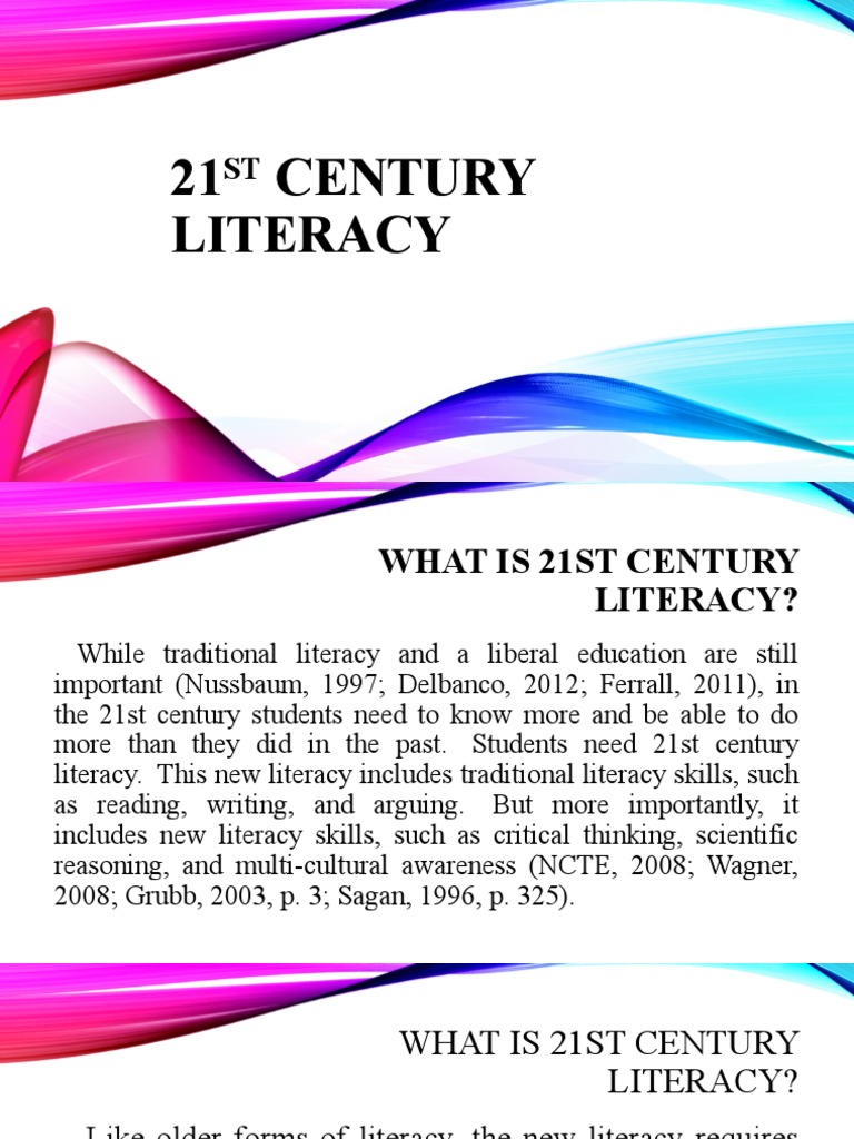 Educ - 9 - 5 - 21st Century Literacy | PDF | Metacognition | Literacy