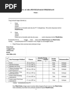 Contoh Form BAPP | PDF