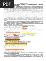 Verbal Comprehension Test 9: Assessmentday | PDF | Bias | Bottled Water