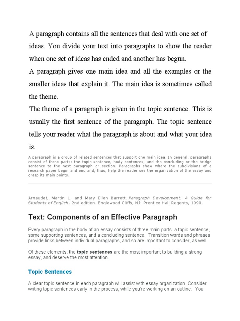 Effective Paragraph Structure Guide | PDF | Paragraph | Essays