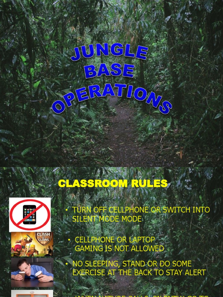 Jungle Base Operations | PDF | Jungle | Rainforest
