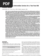 PEDS Score Form | PDF | Autism | Behavioural Sciences