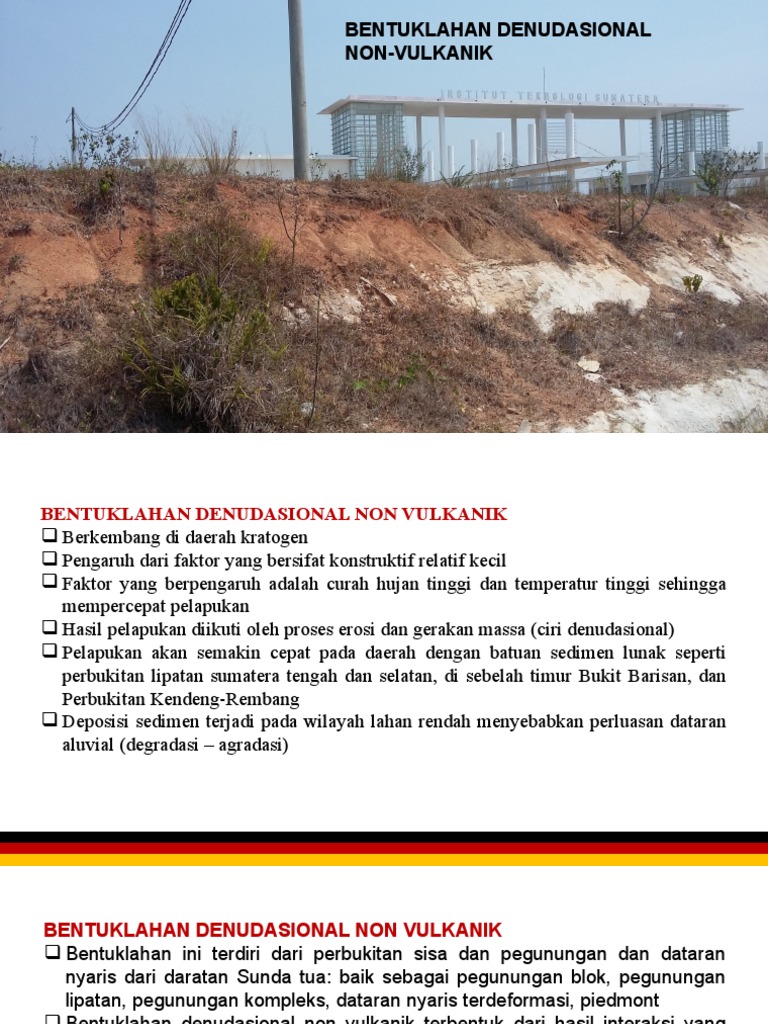 Geomorfologi Indonesia - Denudasional | PDF