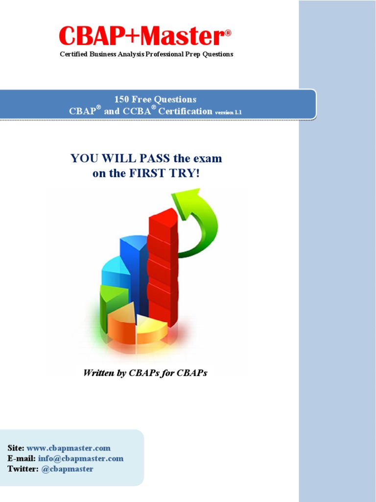CBAP+Master 150 Free Questions | PDF | Business Analysis | Intelligence ...