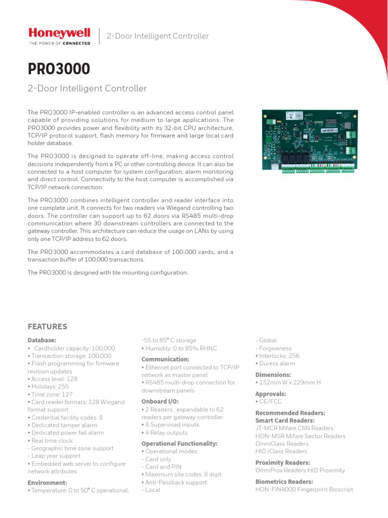 2-Door Intelligent Controller | PDF | Access Control | Computer Network