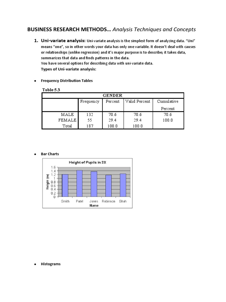 BRM - Analysis Techniques and Concepts | PDF | Correlation And Dependence | Dependent And ...
