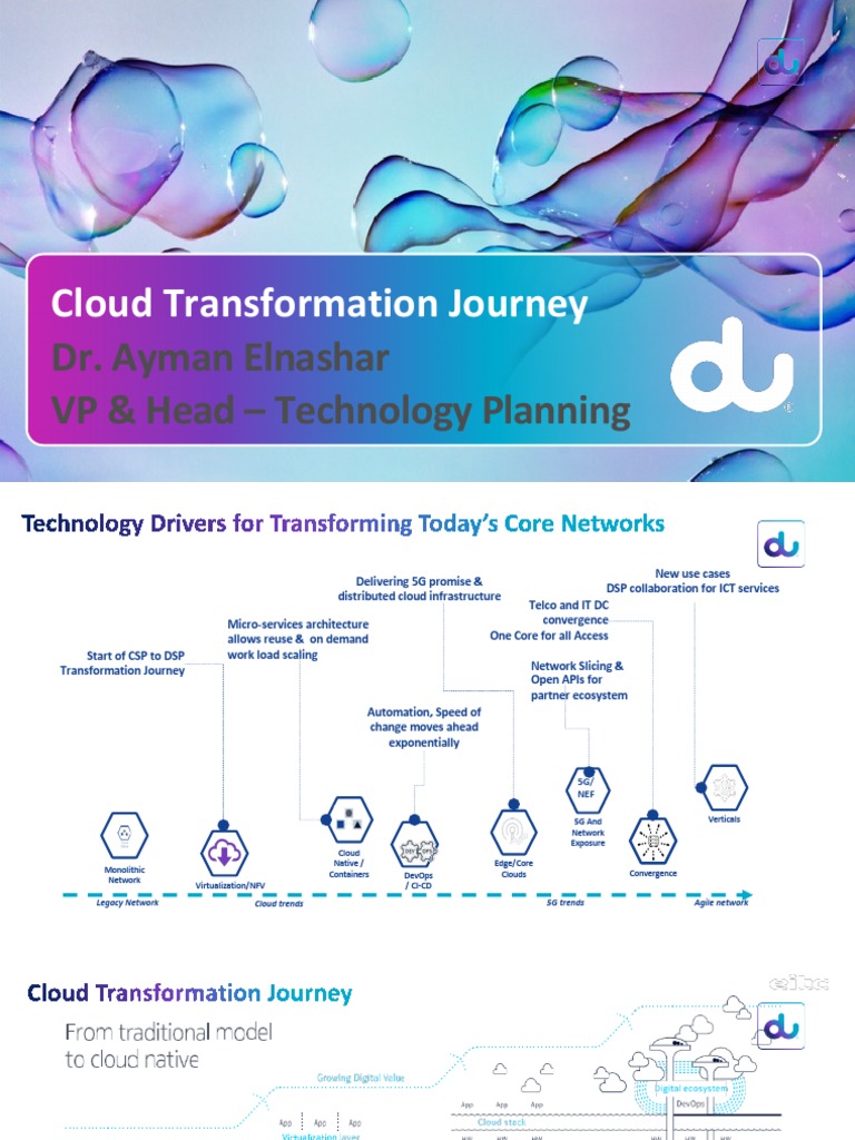 Cloud Transformation Journey Pdf Cloud Computing Computer