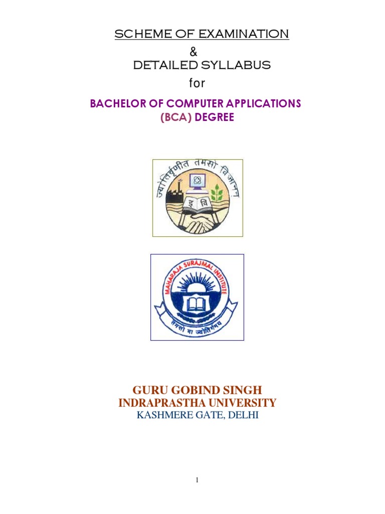 Bca Syllabus Series Mathematics C 