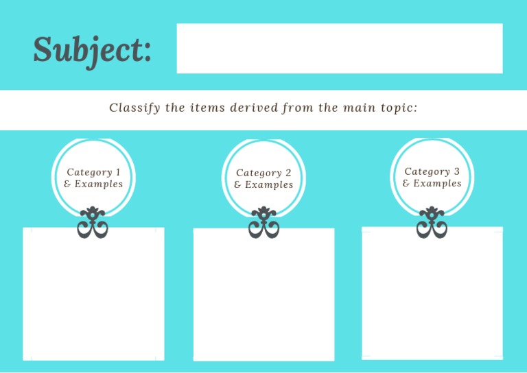 Flourish Classification Graphic Organizer | PDF
