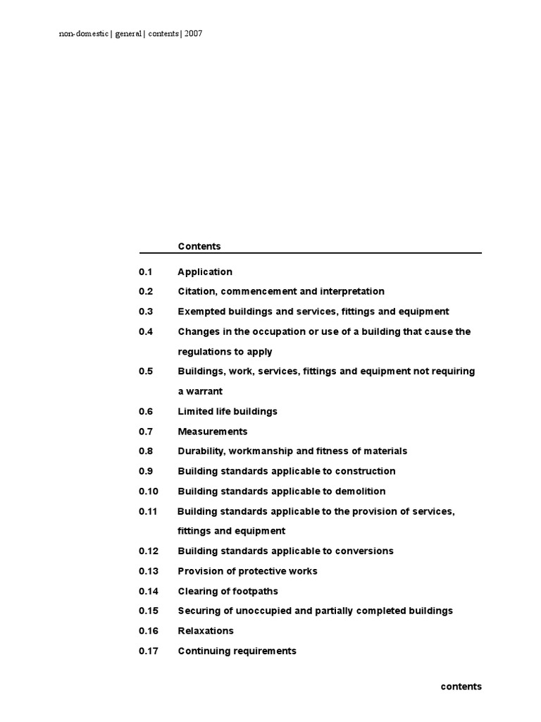Non-Domestic Building Standards Guide | PDF | Building Code | Building