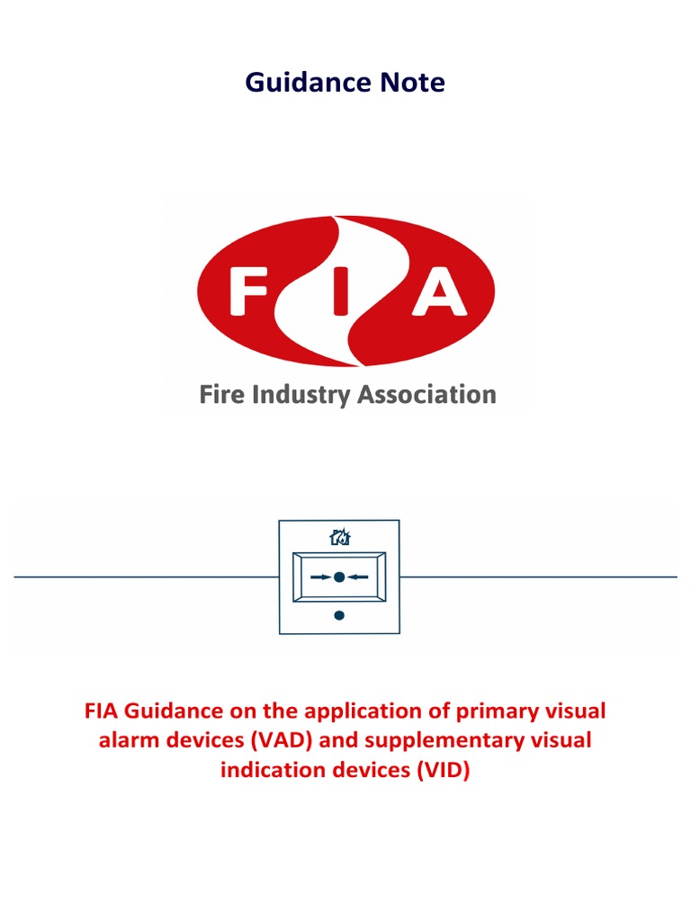 FIA Guidance Note | PDF | Safety