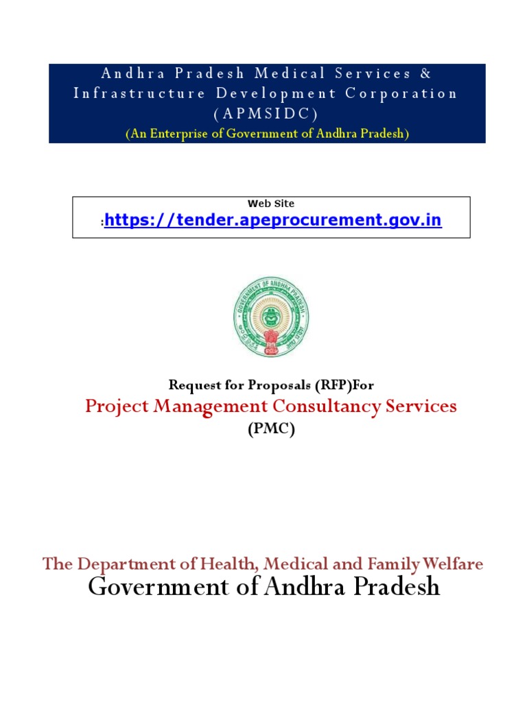 RFP For PMC | PDF | Request For Proposal | Consultant