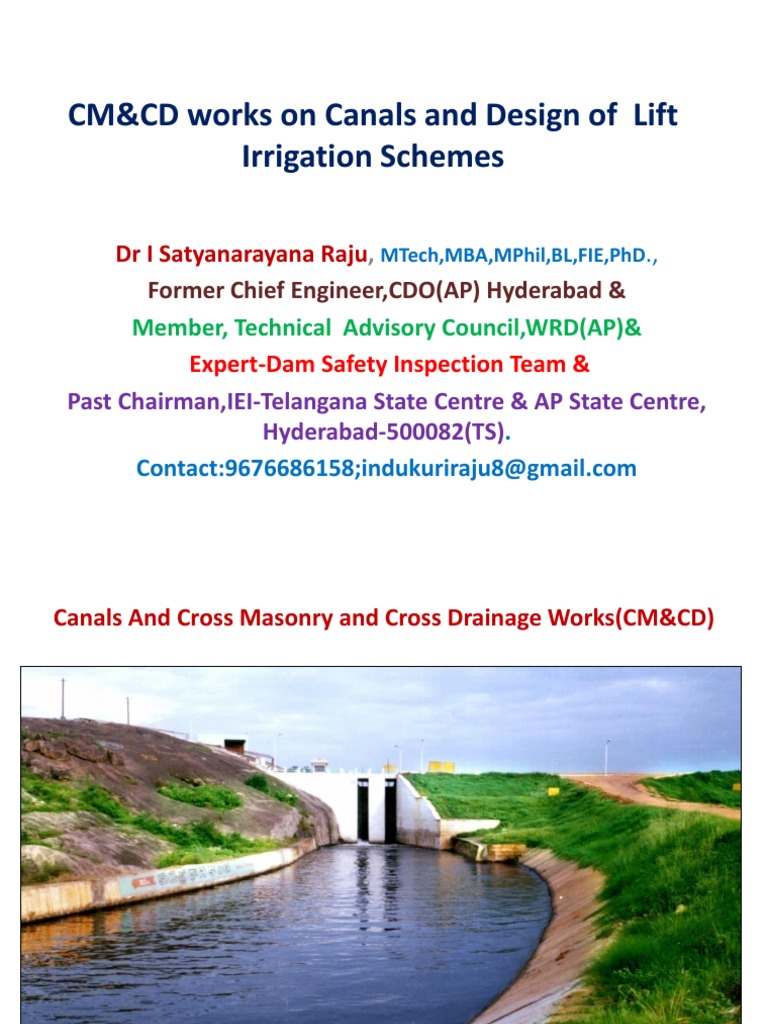 Canal Design and Cross Drainage Works | PDF | Canal | Hydrology