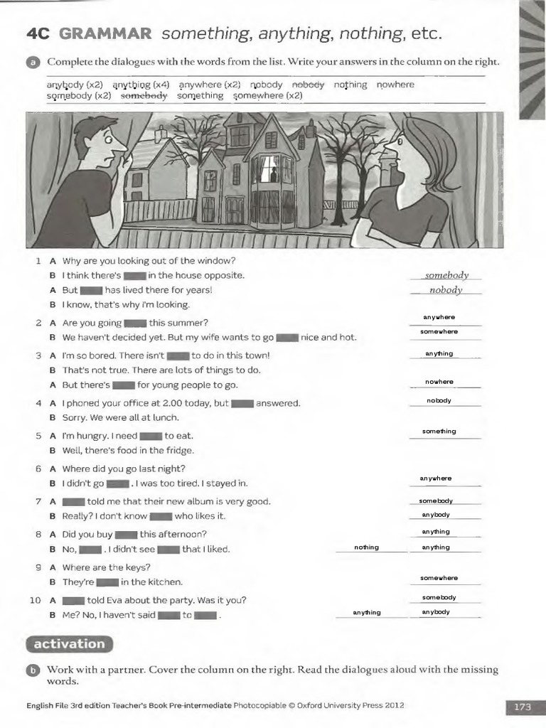 4C EF Grammar Something Anything Etc | PDF