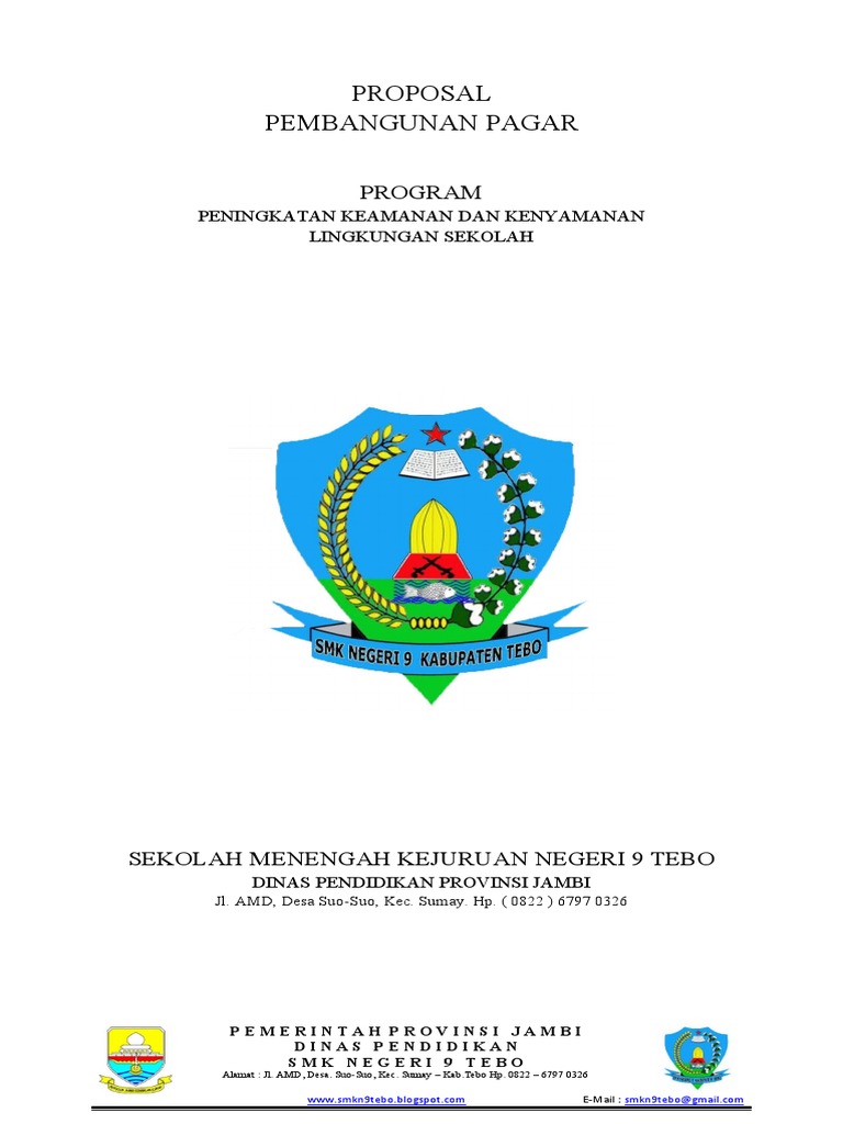 Contoh Proposal Permintaan Pagar | PDF