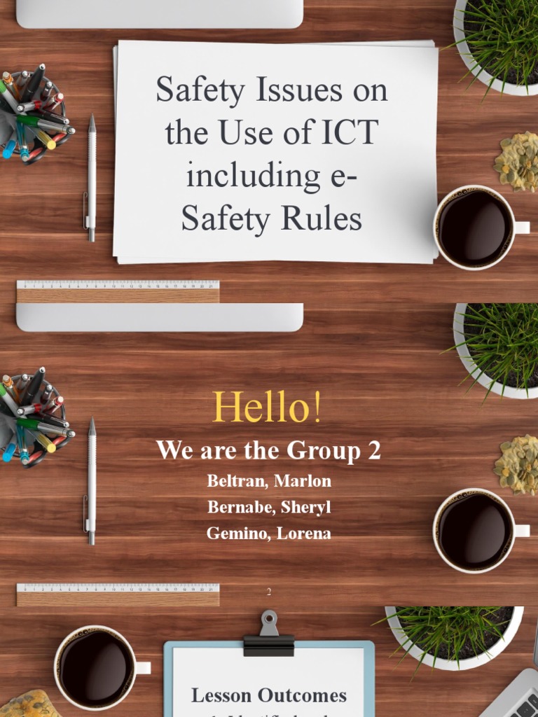 Safety Issues On The Use of ICT Including E-Safety Rules | PDF | Online ...