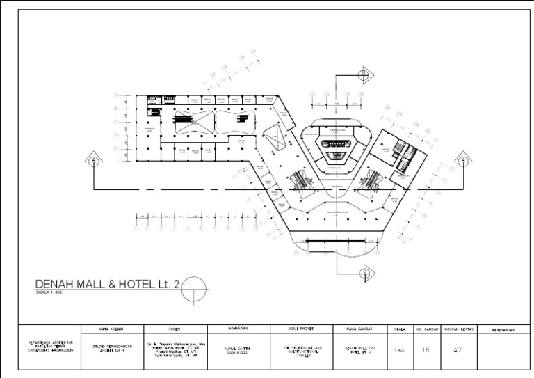 Denah Mall & Hotel Lt. 2: R. Bermain Anak R. Prefunction | PDF