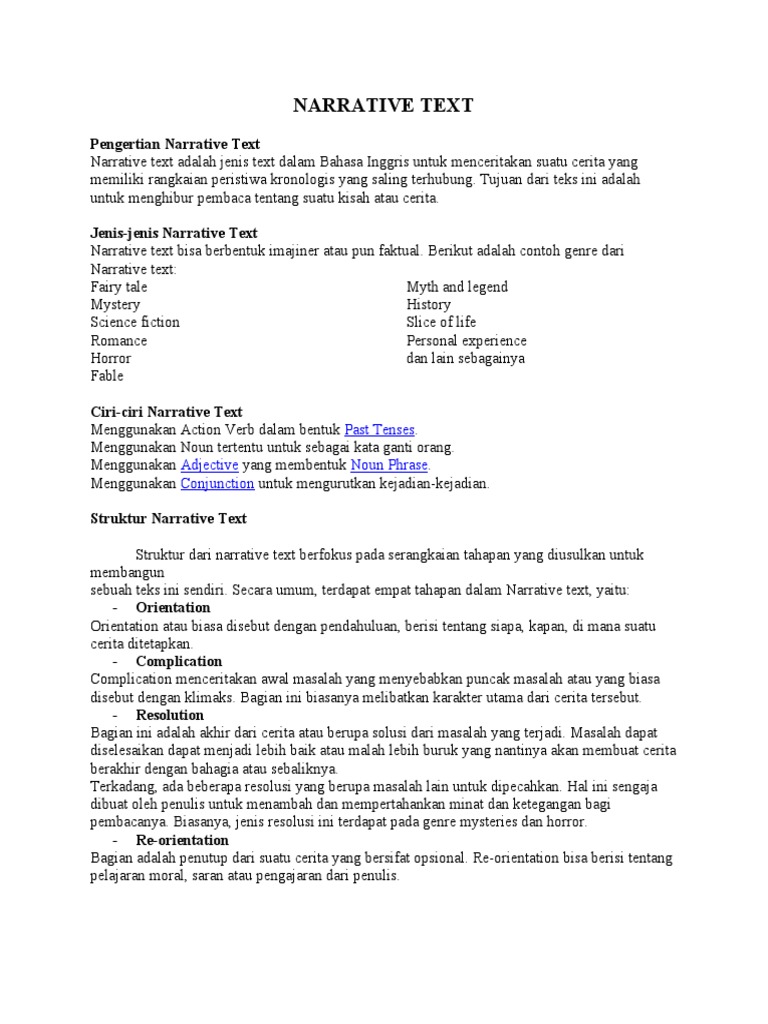 Narrative Text | PDF