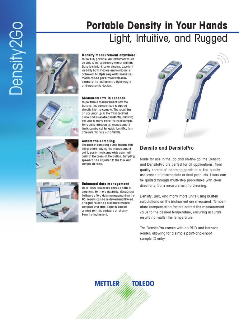 Portable Density in Your Hands: Light, Intuitive, and Rugged | PDF ...