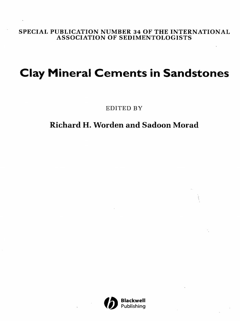 Clay Mineral Cements in Sandstones | PDF | Sandstone | Clay