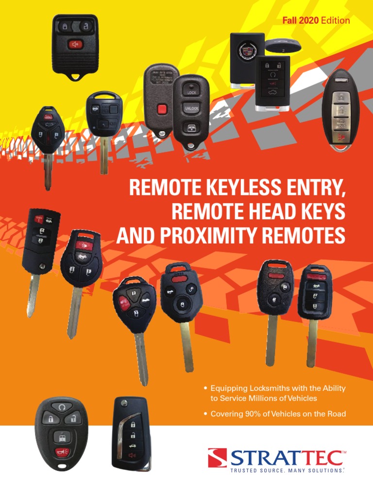 Remote Keyless Entry, Remote Head Keys and Proximity Remotes | PDF ...