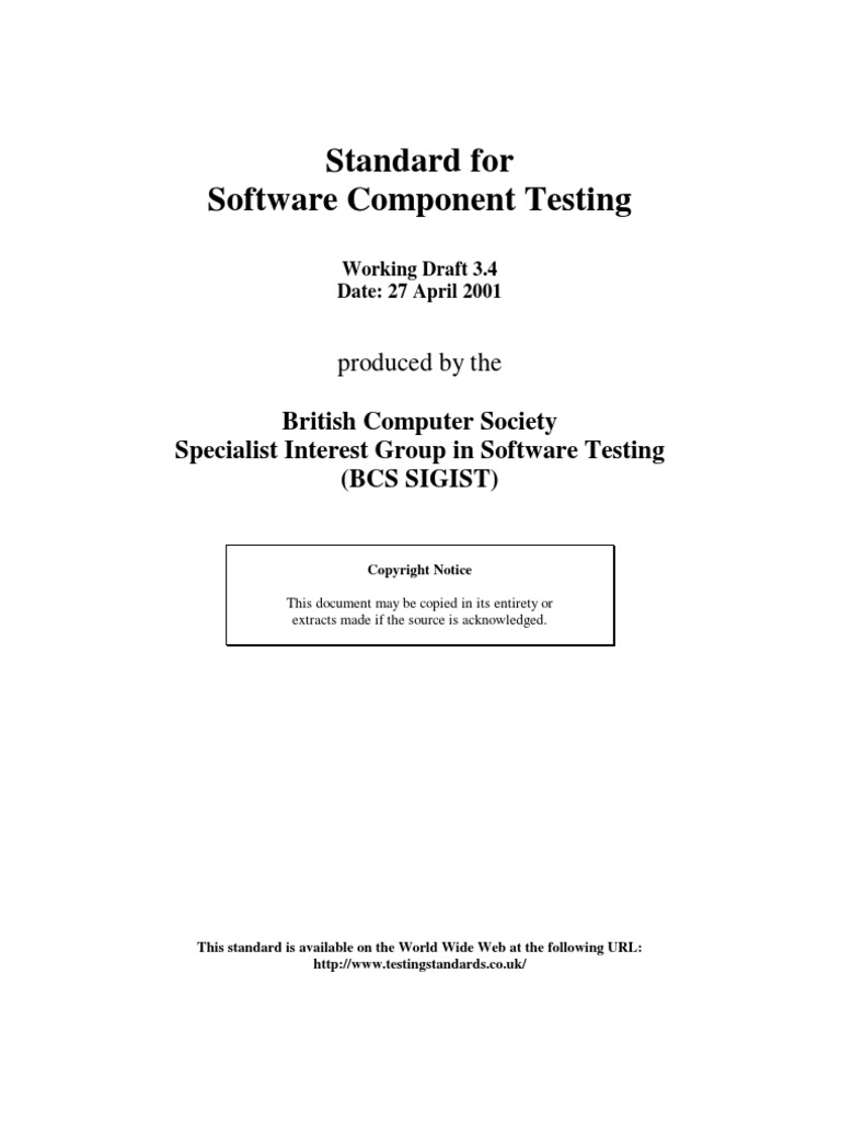 Component Testing | PDF | Software Testing | Control Flow
