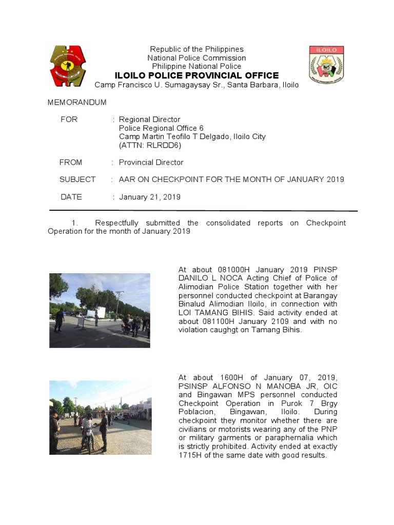 Checkpoint Operation | PDF | Security | Emergency Services