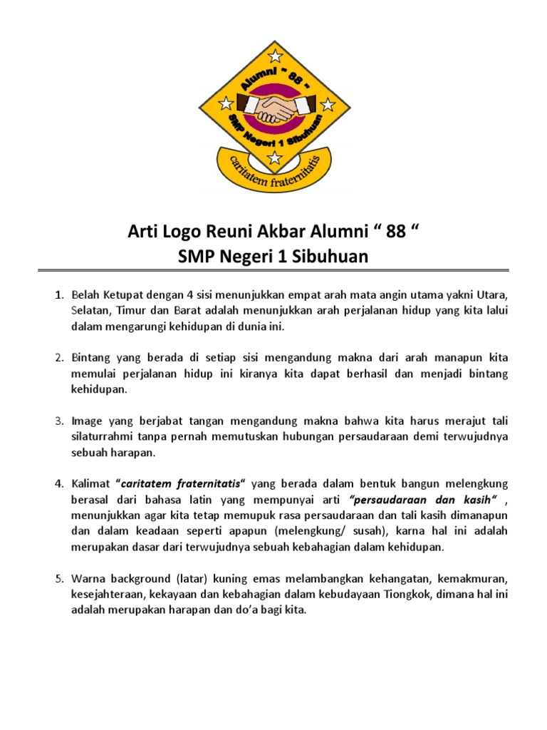 Arti Logo Reuni Akbar Alumni | PDF