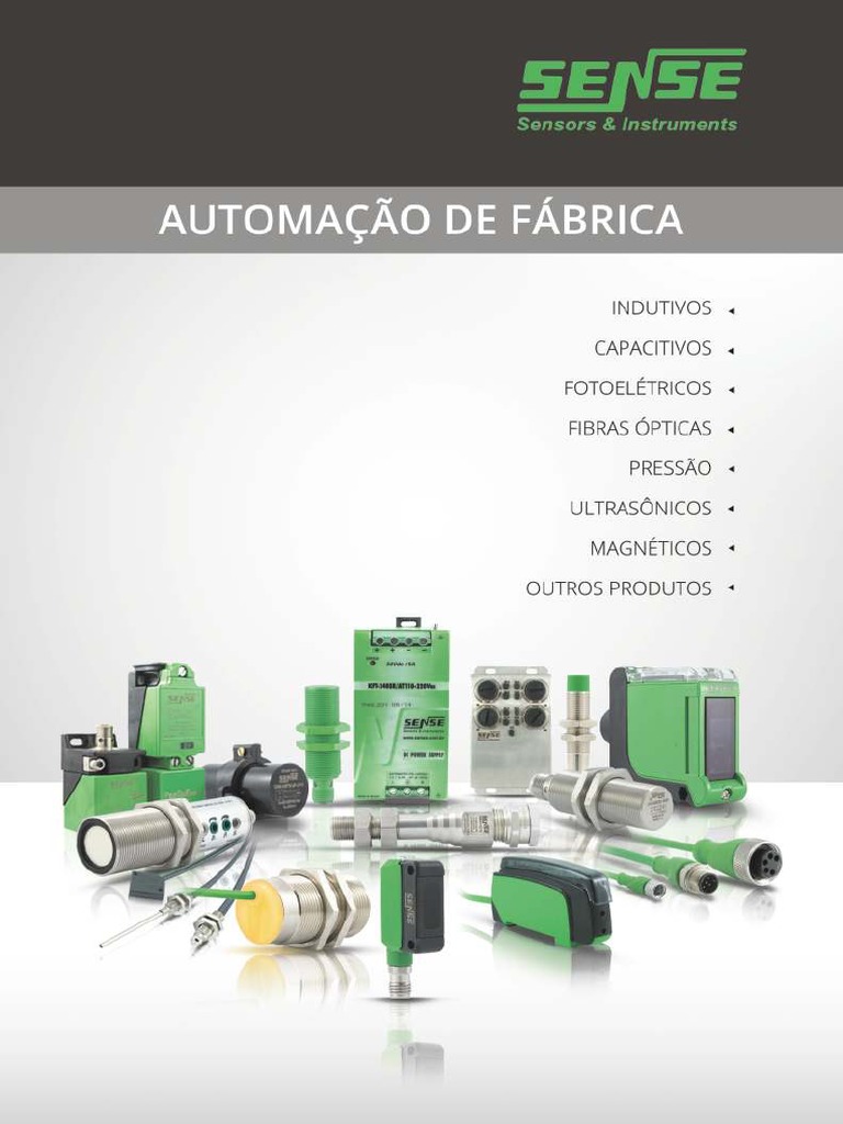 Catalogo Sensores Sense | PDF | Engenharia Elétrica | Eletricidade