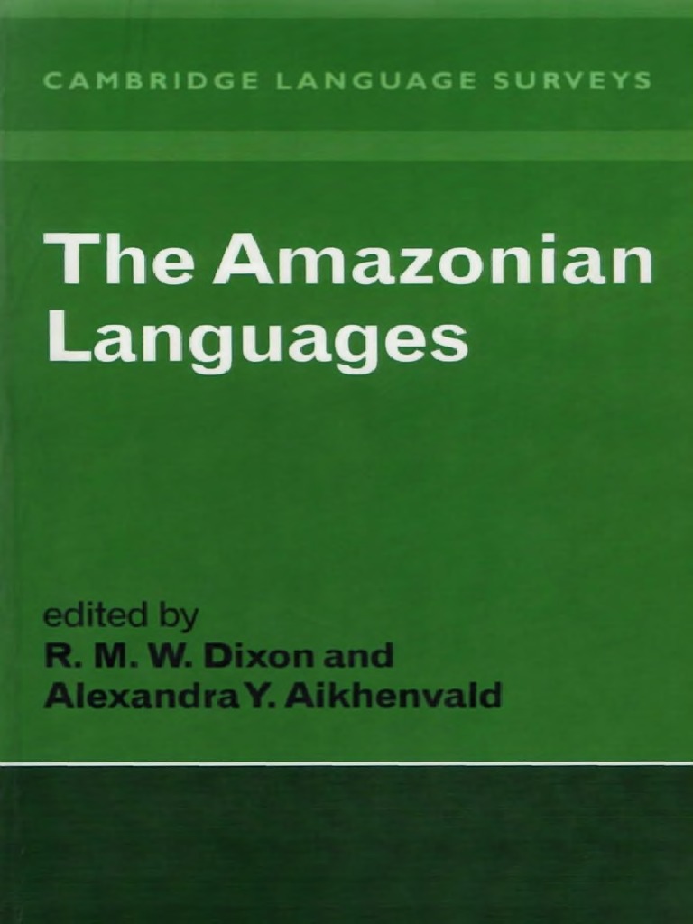 The Amazonian Languages | PDF | Morphology (Linguistics) | Verb